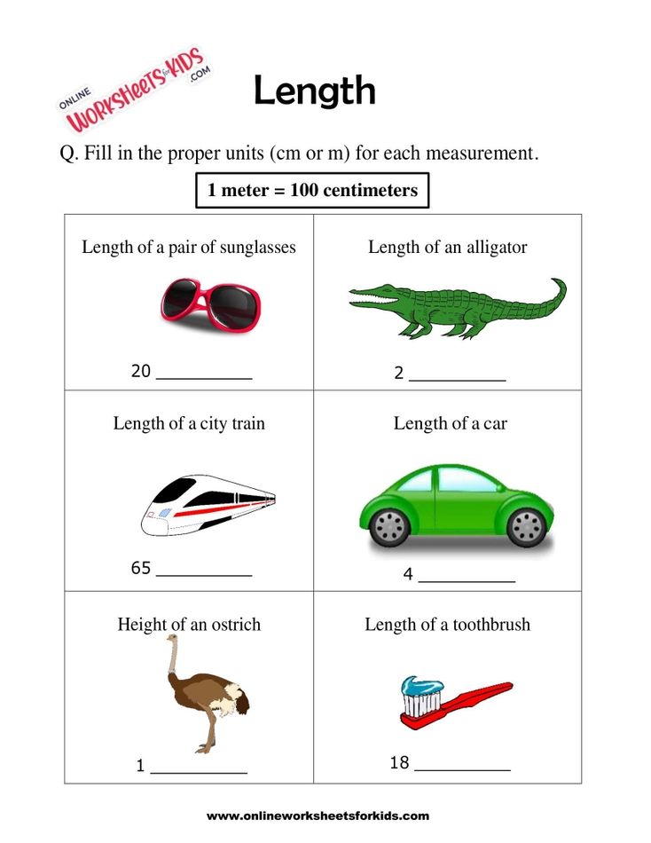 Length Worksheet 07