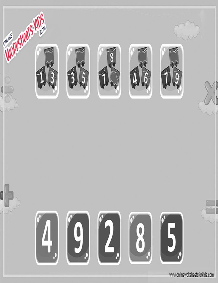 Missing Number Matching Worksheets 20
